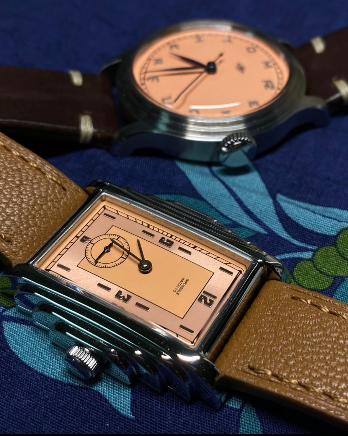 IMP ART DECO - SALMON – Impossible Watch Company