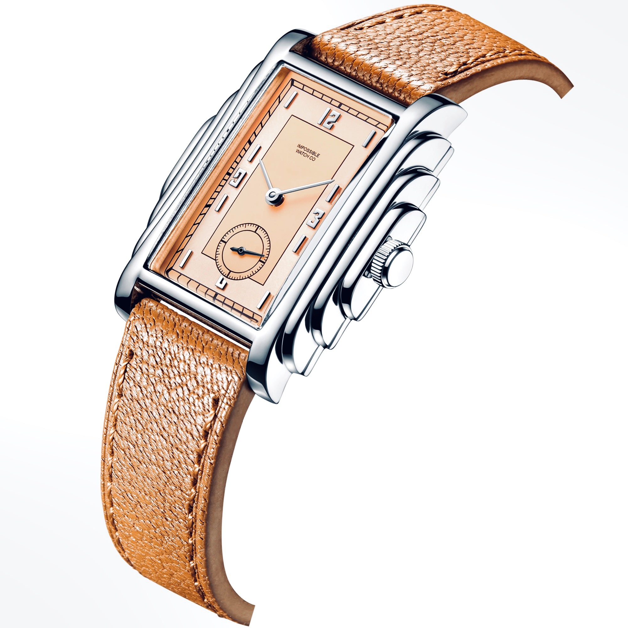 IMP ART DECO - SALMON – Impossible Watch Company